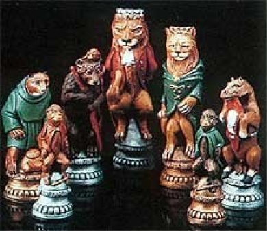 Toys & Games 9 x Supercast 0017 Classical Chess set reusable latex ...