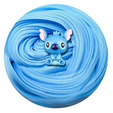 Happyforu 2019 Newest Blue Stitch Fluffy Slime,Super Soft and Non ...